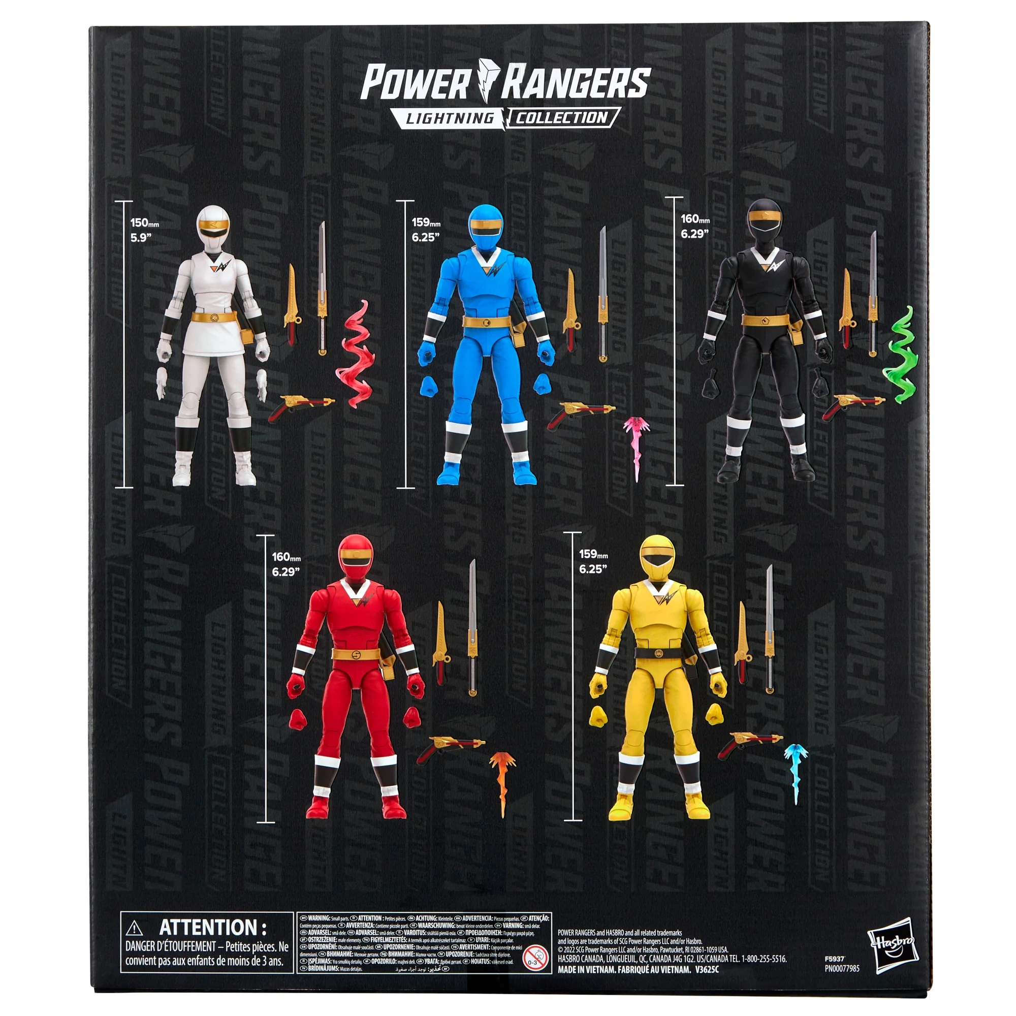Power Rangers Lightning Collection Alien Rangers 5-Pack – Morphin' Rangers